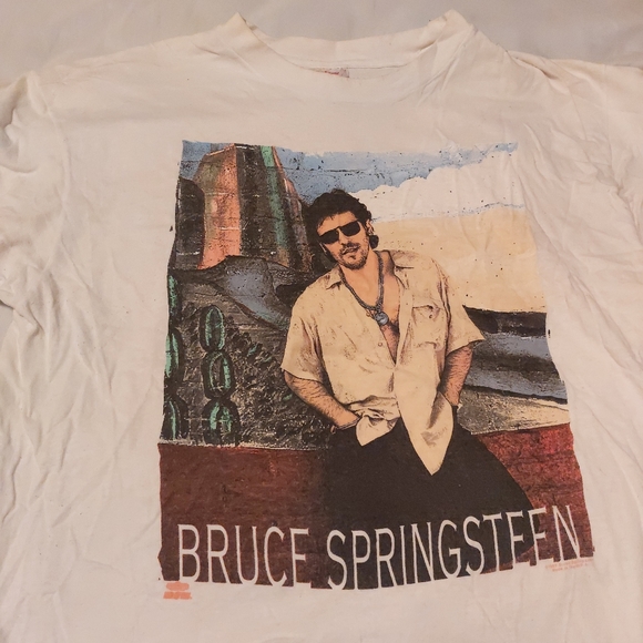 Hanes | Shirts | Bruce Springsteen 992 Tour Shirt Lucky Town National ...